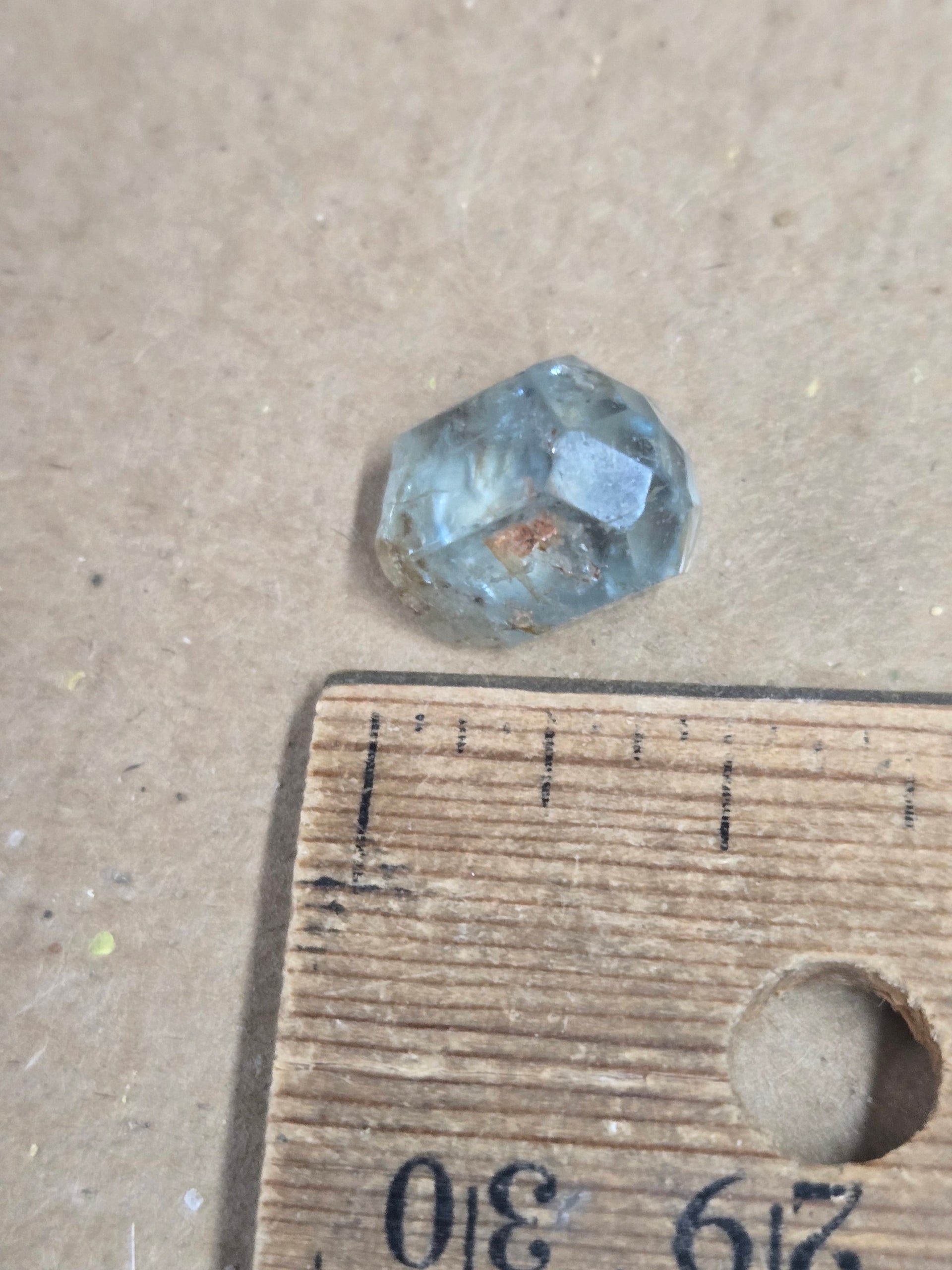 Aquamarine w pinacoidal termination - Adam's Minerals – Adam's Minerals LLC