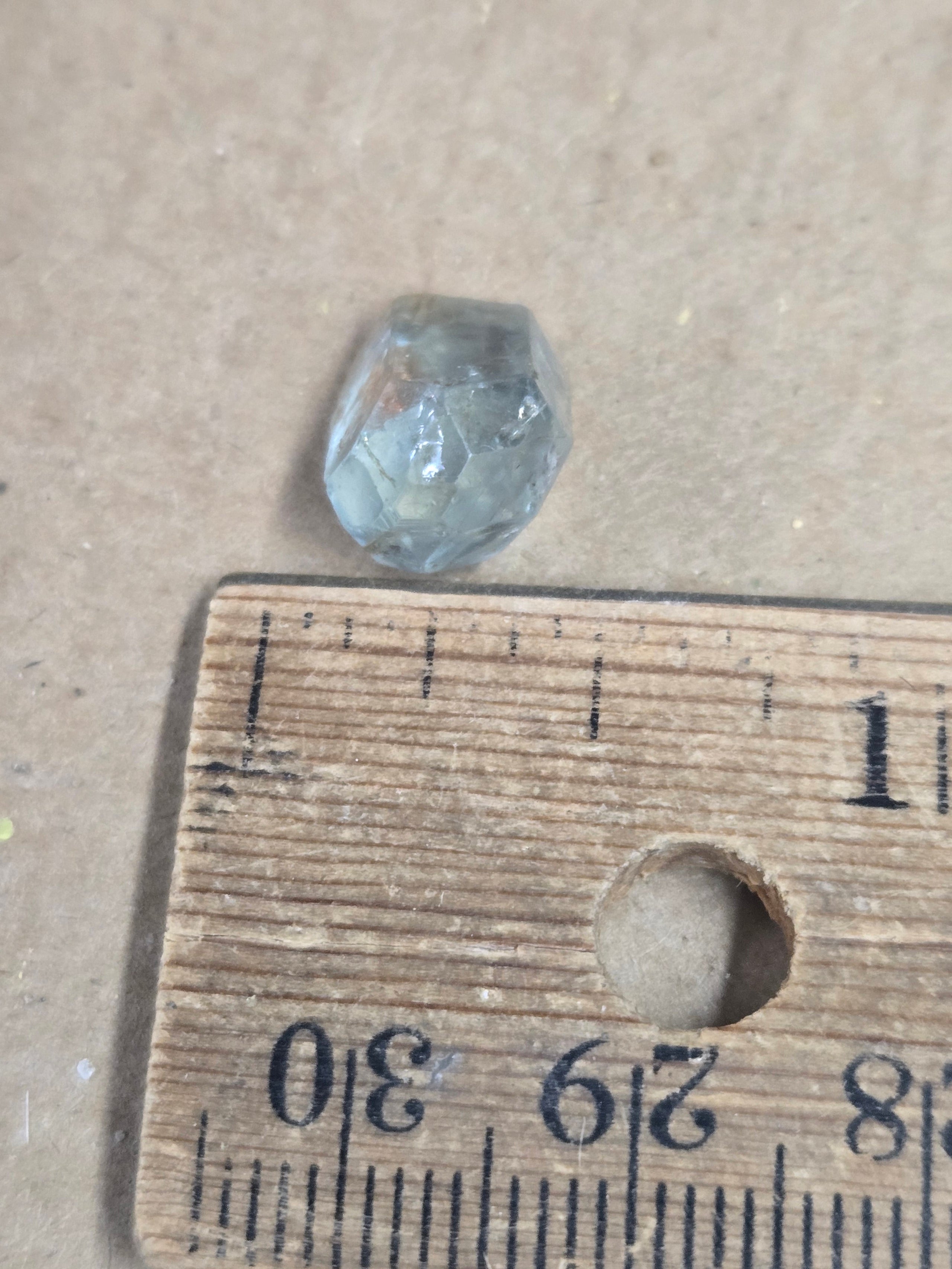 Aquamarine w pinacoidal termination - Adam's Minerals – Adam's Minerals LLC