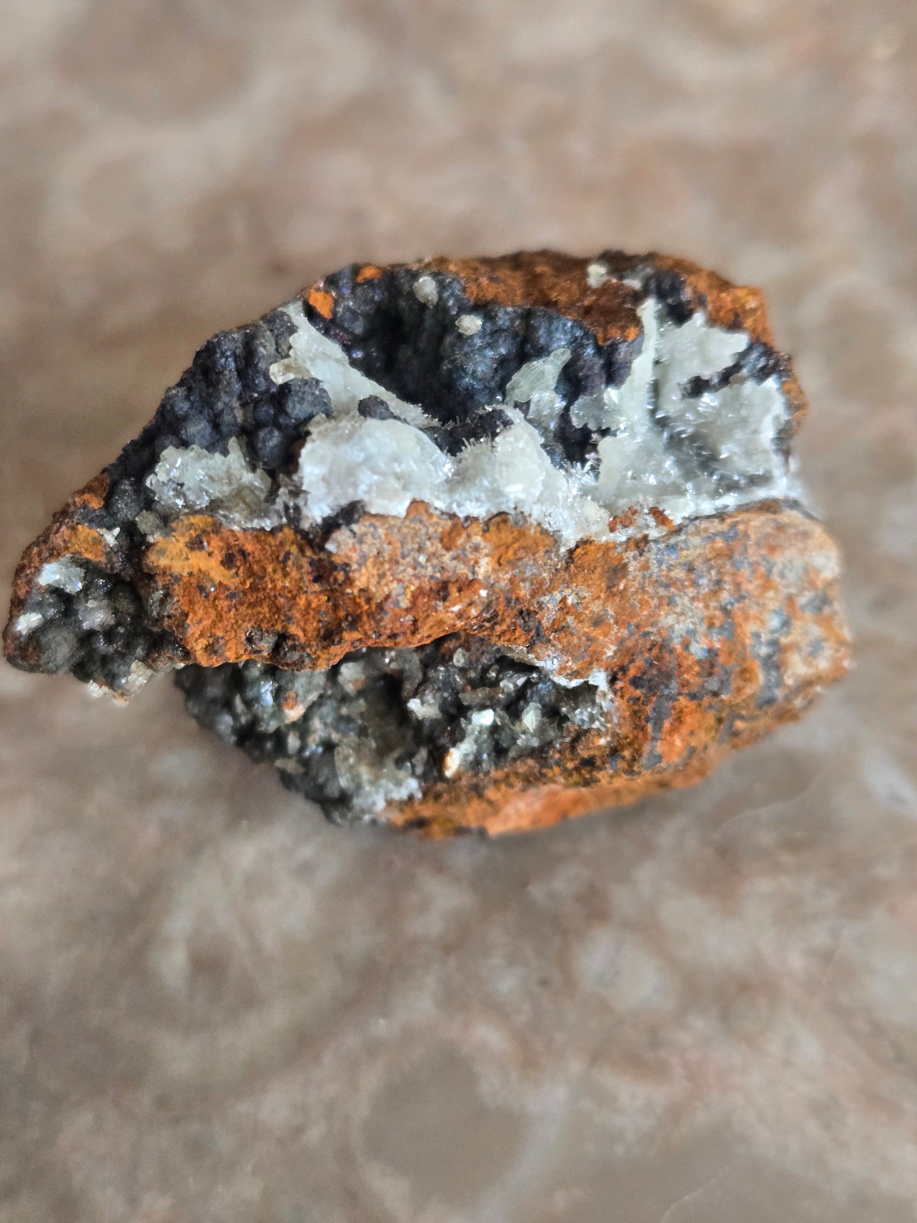 Crystalline Rose Quartz specimen - Adam's Minerals LLC