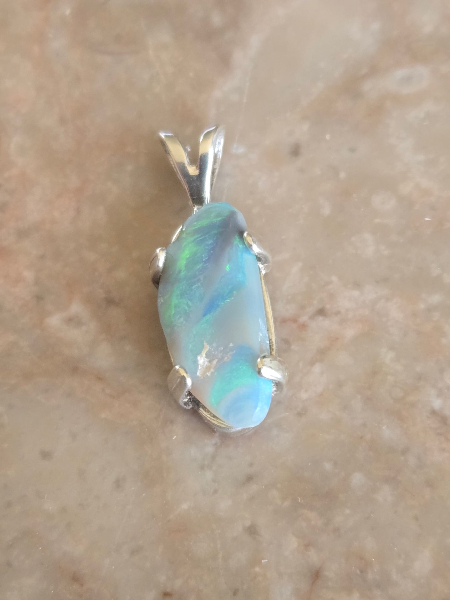 Australian opal pendant - Adam's Minerals LLC