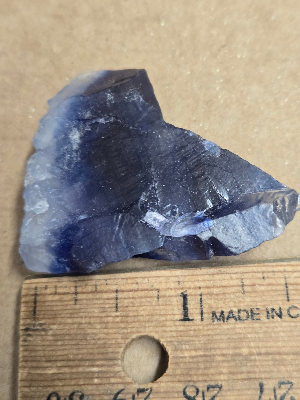 Blue halite from Kerr Mcgee mine in New Mexico – Adam's Minerals LLC