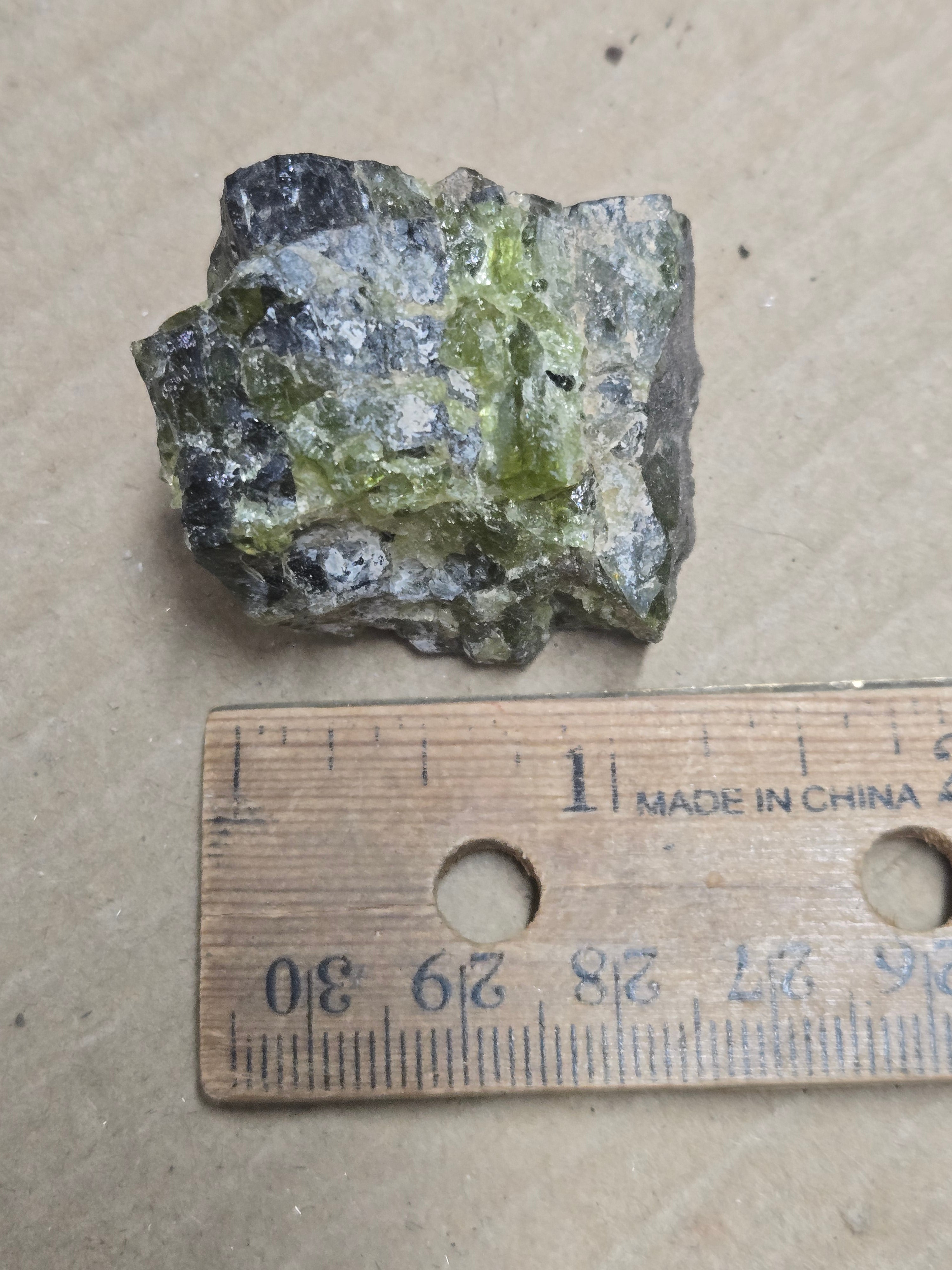 Green obsidian - Adam's Minerals LLC