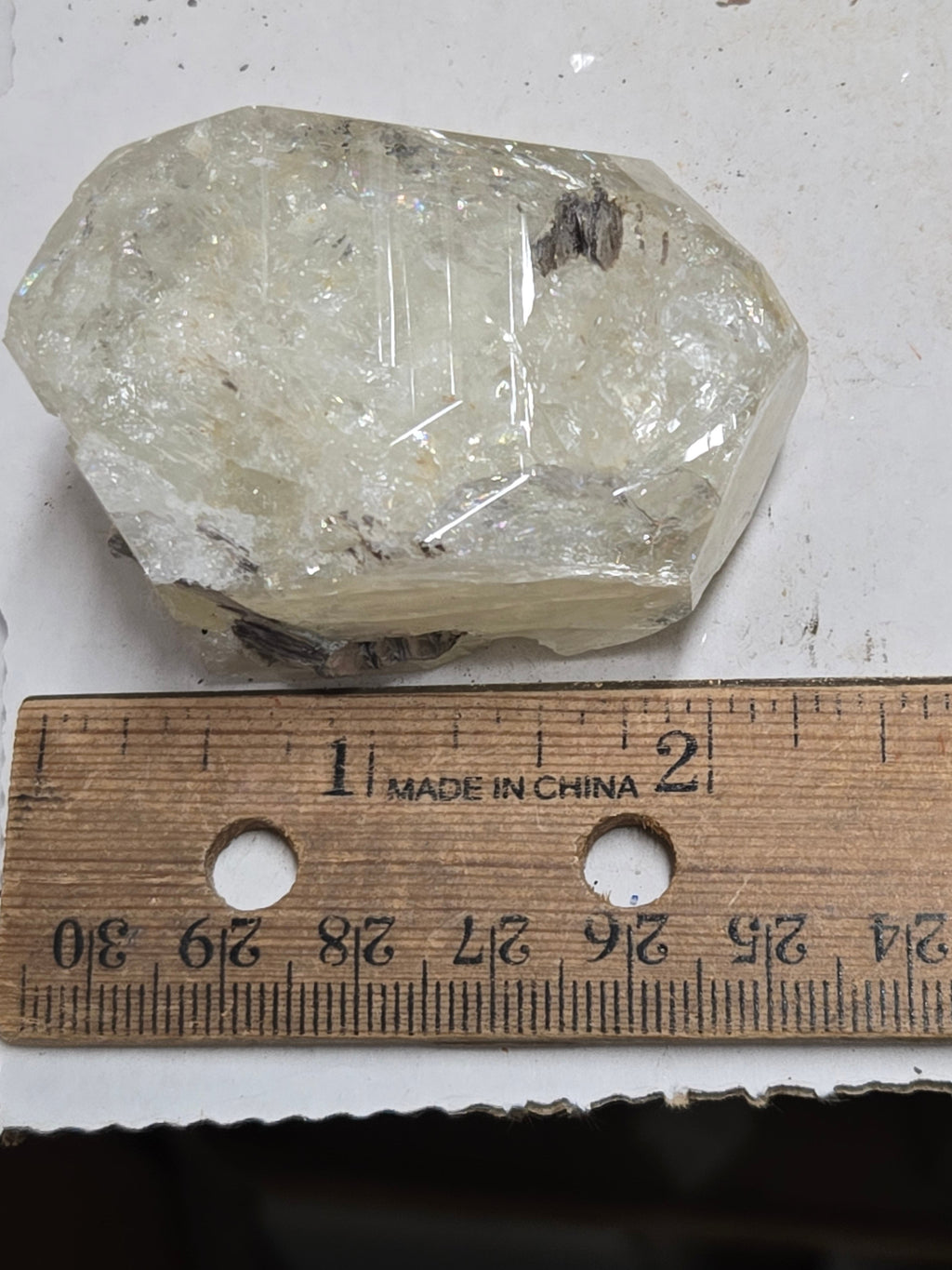 Double terminated heliodor crystal - Adam's Minerals – Adam's Minerals LLC