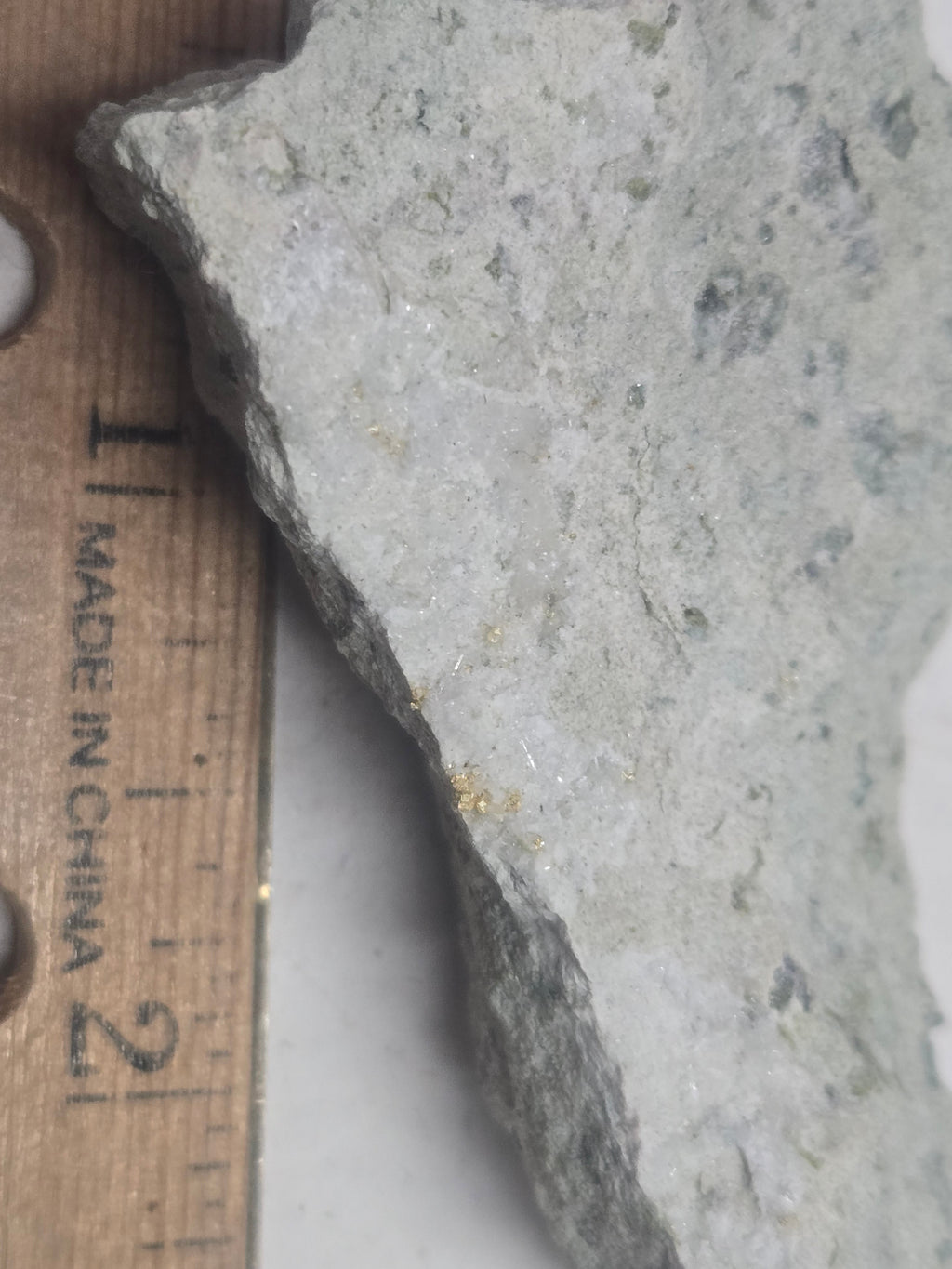 Native gold in matrix - Adam's Minerals LLC