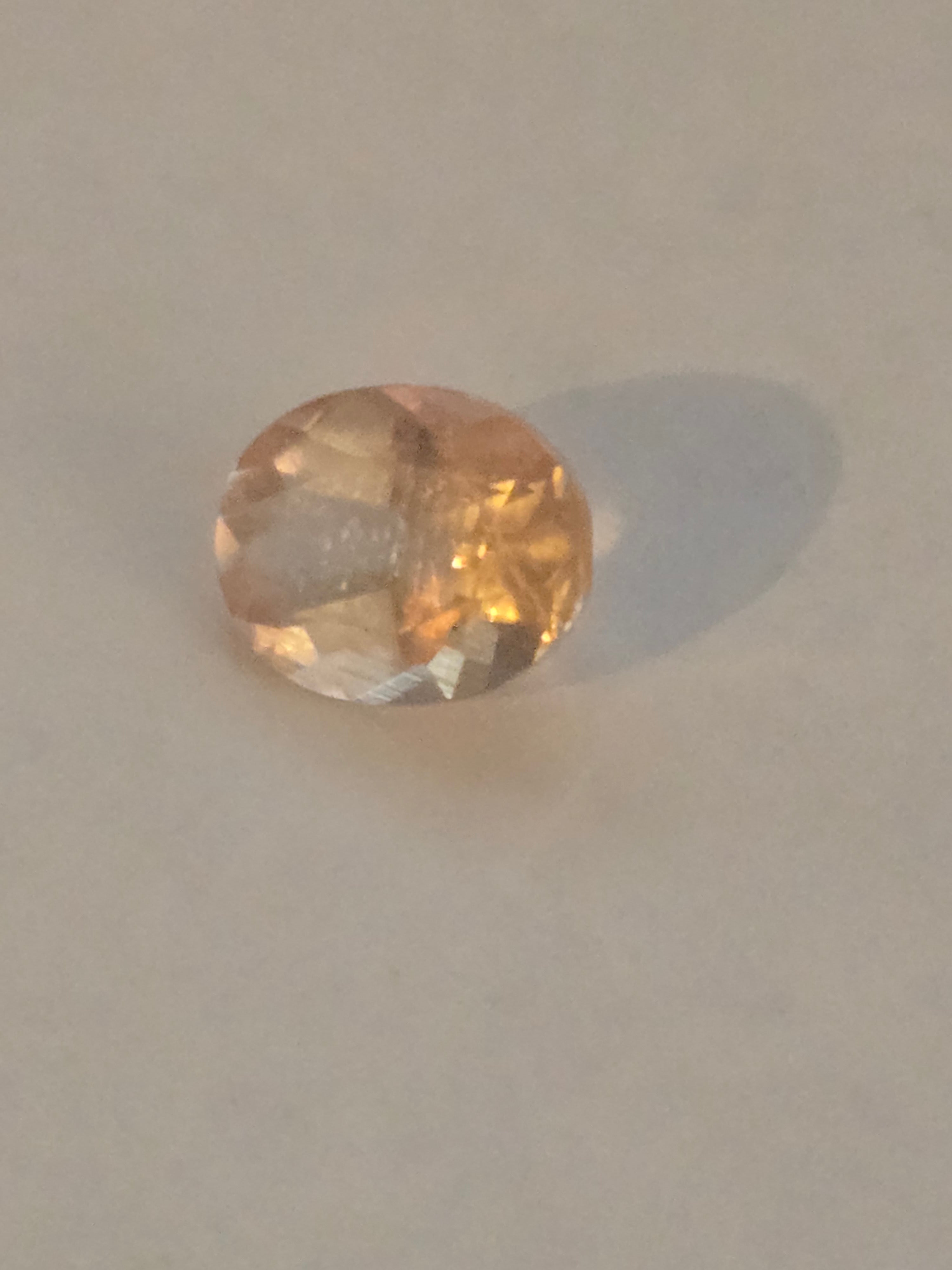 Oregon Sunstone facet - Adam's Minerals LLC