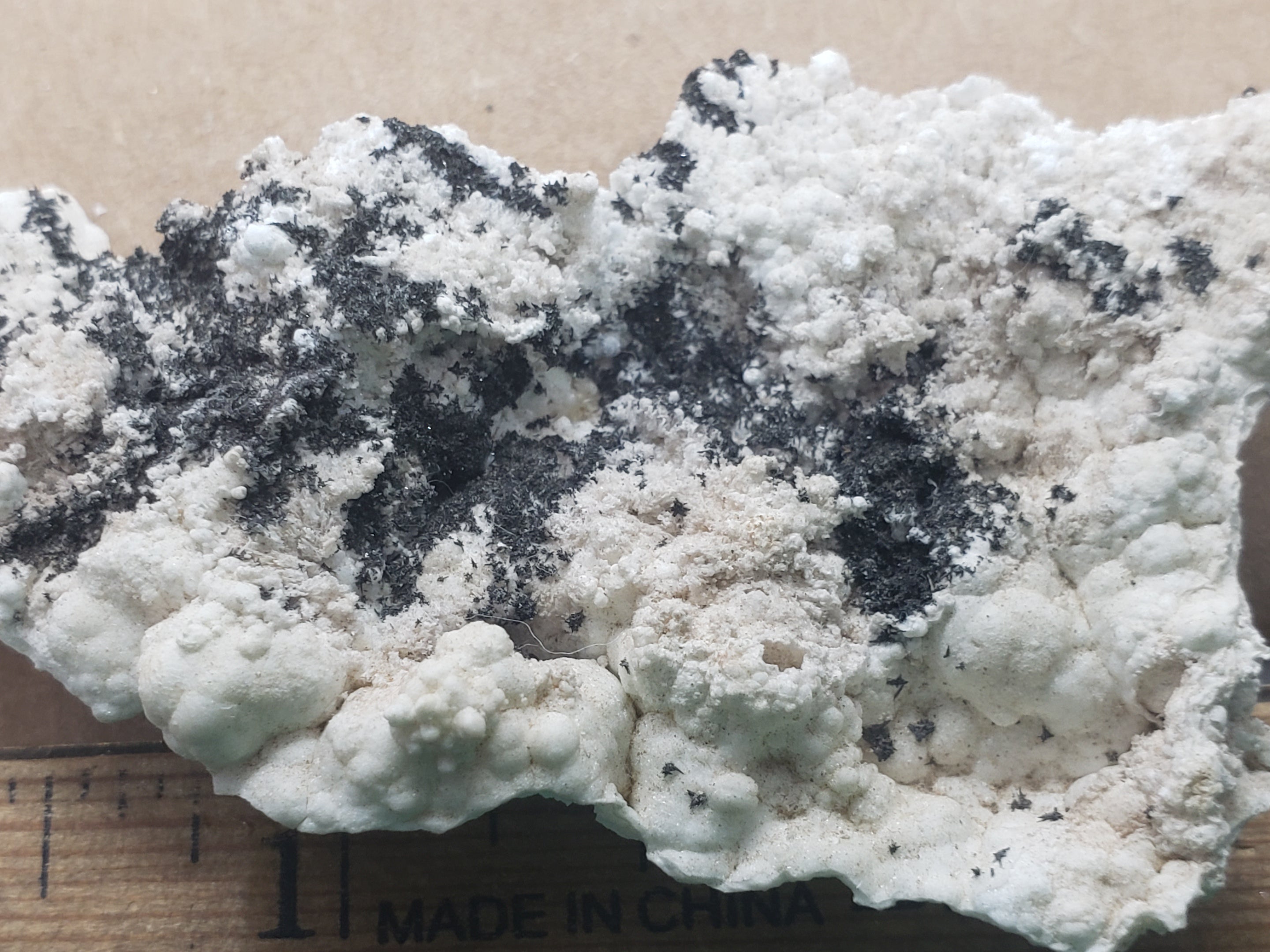 Plattnerite on Hydrozincite specimen - Adam's Minerals – Adam's ...