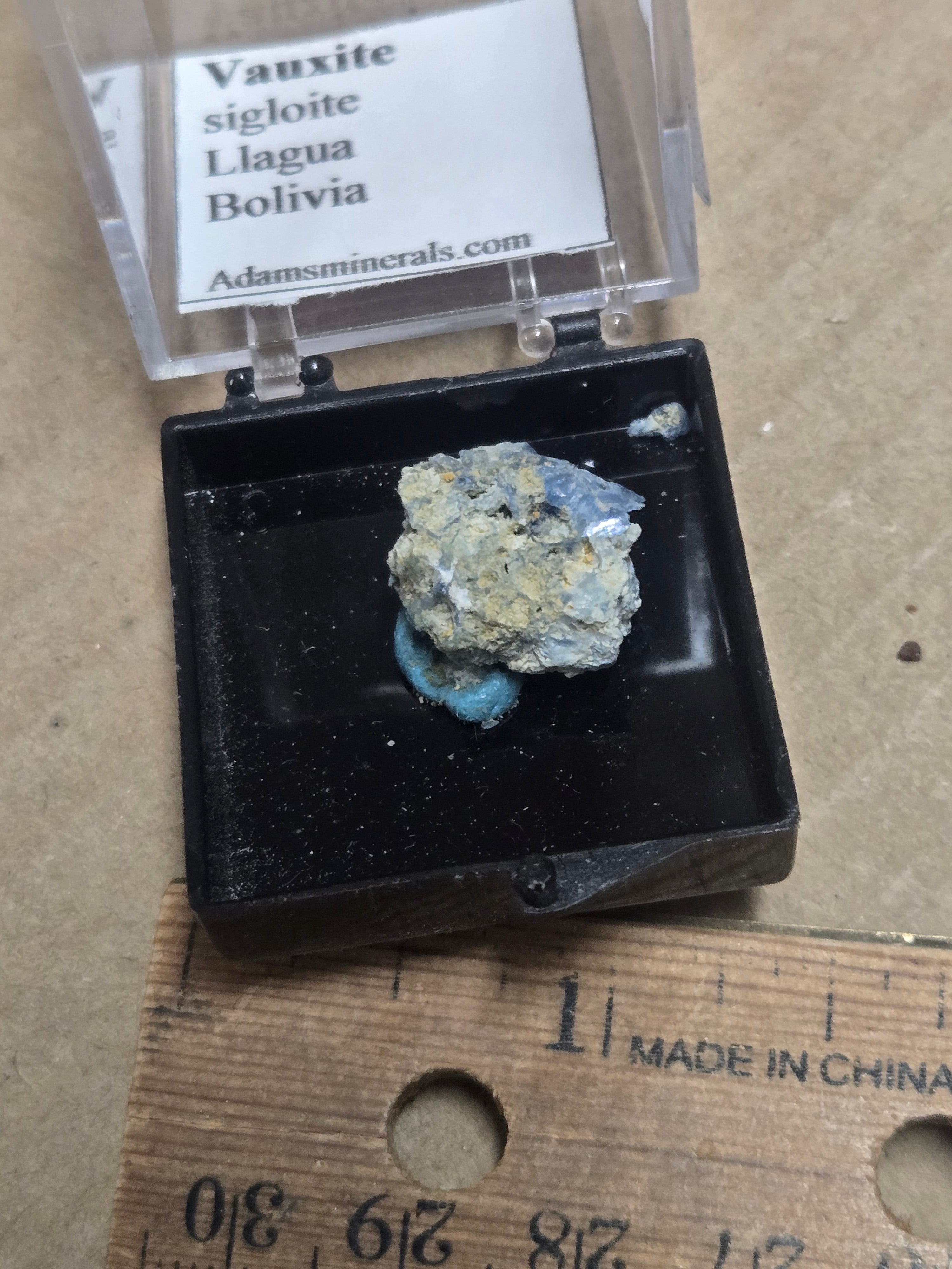 Sigloite on vauxite - Adam's Minerals LLC
