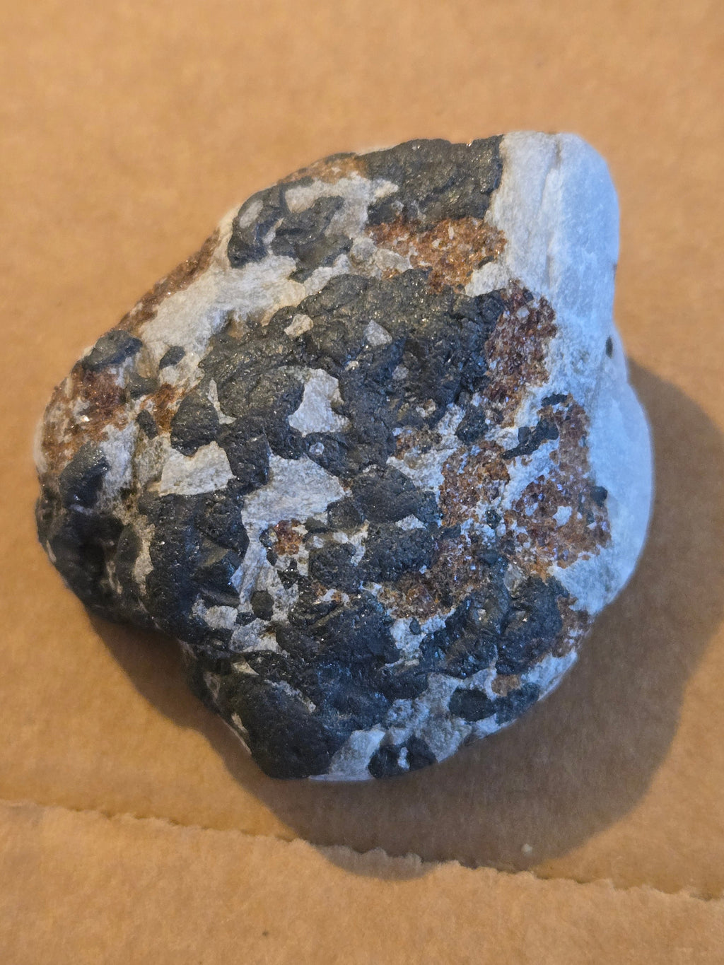 Zincite with franklinite specimen - Adam's Minerals LLC